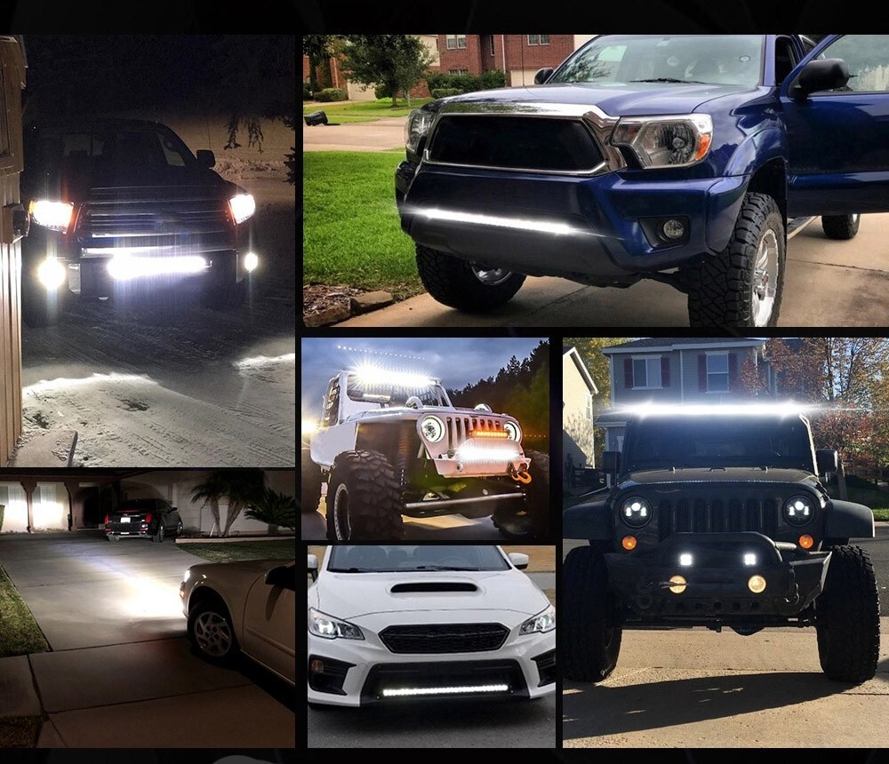 OSRAM 20inch LED Light Bar Spot Flood Combo Driving Work Lamp Offroad ...