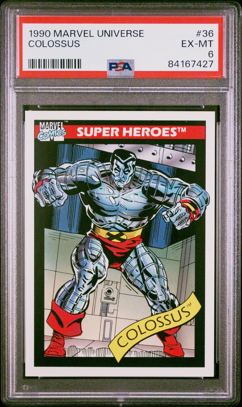 1990 Marvel Universe #36 Colossus | PSA 6 EX-MT | eBay
