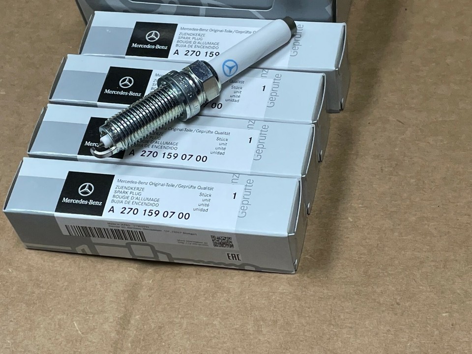 Mercedes-Benz W205 X253 C253 C117 Spark Plugs Set of 4 | 2701590700 ...