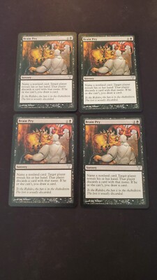 MTG Magic **BRAIN PRY (x4)** Dissension, Playset, English, Lightly ...