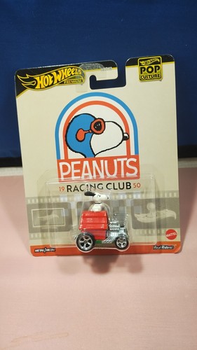 Hot Wheels Premium Peanuts 1950 Racing Club Snoopy Pop Culture Real ...