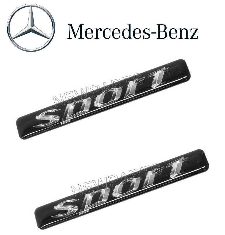 Mercedes (90-04) Emblem 'SPORT' badge (x2) r129 r170 w202 w208 w210 ...
