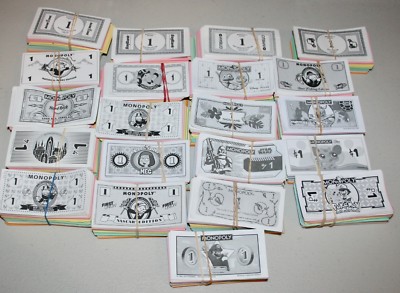 Monopoly Money from Specialty Sets - All Types of sets - Your Choice $4 ...