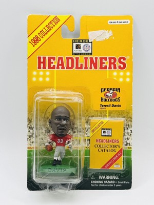 1998 Collection #33 Terrell Davis Georgia Bulldogs Headliners Action ...