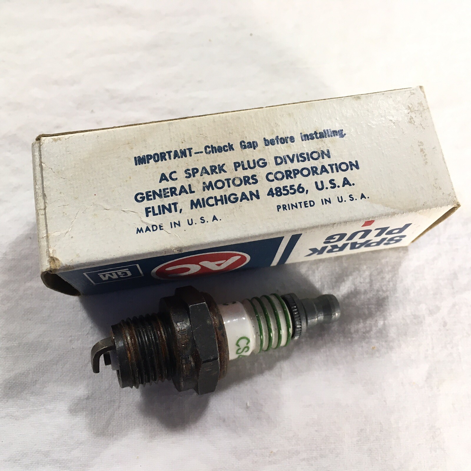 NOS ACDelco Spark Plug CS42S - SINGLE PIECE - Replaces CJ6Y CJ7Y | eBay