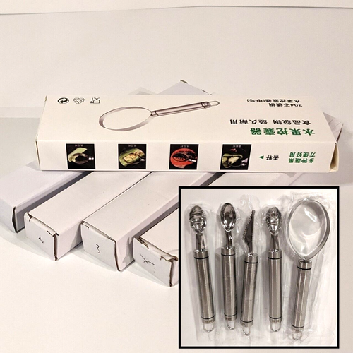 Kitchen Carving Tool Set, Vegetable, Fruit Sculpting, Chef Tool Kit, 5 ...