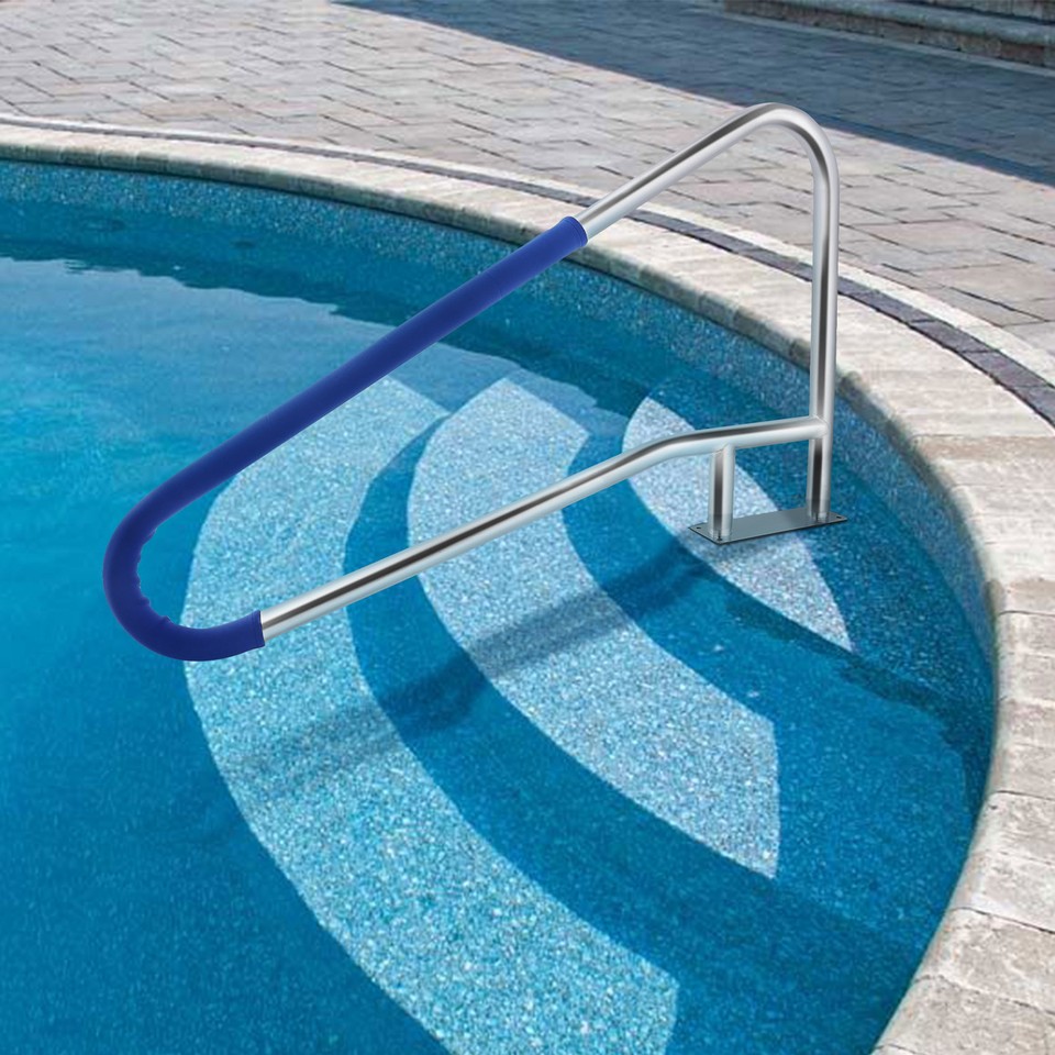 304 Stainless Steel Swimming Pool Hand Rail Inground Pool Stair Grab ...