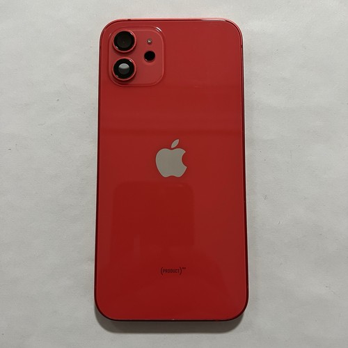 Original Back Glass Housing Cover Frame Replacement For iPhone 12 Red ...