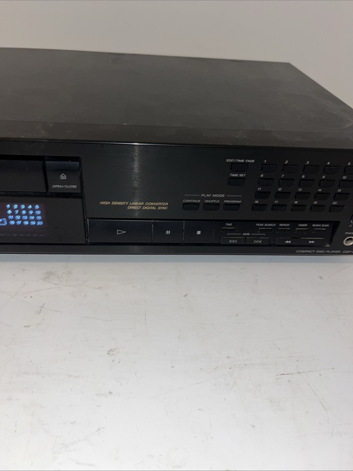 Sony CDP-591 CD player Fully Working 1990 HiFi Seperate Cd Player ...