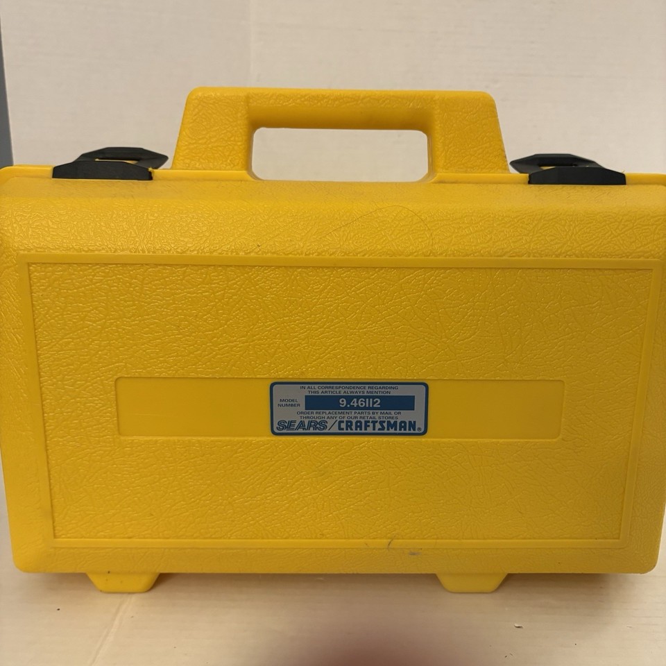 SEARS CRAFTSMAN BUILDERS LEVEL SURVEY TRANSIT INSTRUMENT WITH CASE ...