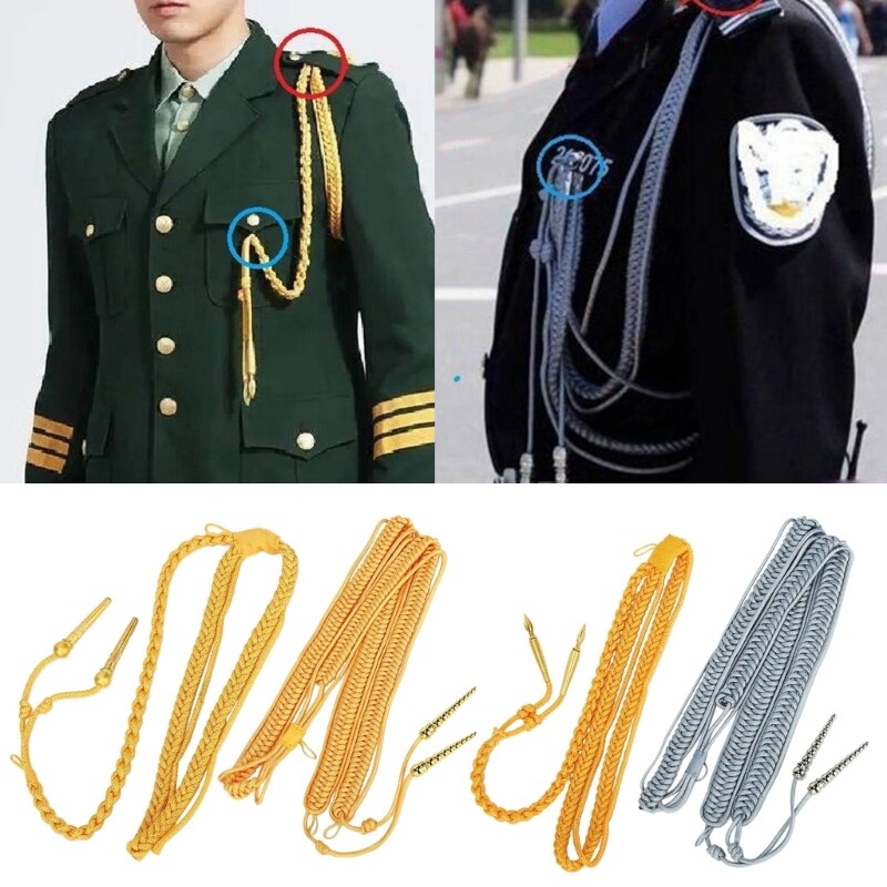 Uniform Epaulets Braid Shoulder Cord Professional Stage Uniform Shoulder Braid | eBay