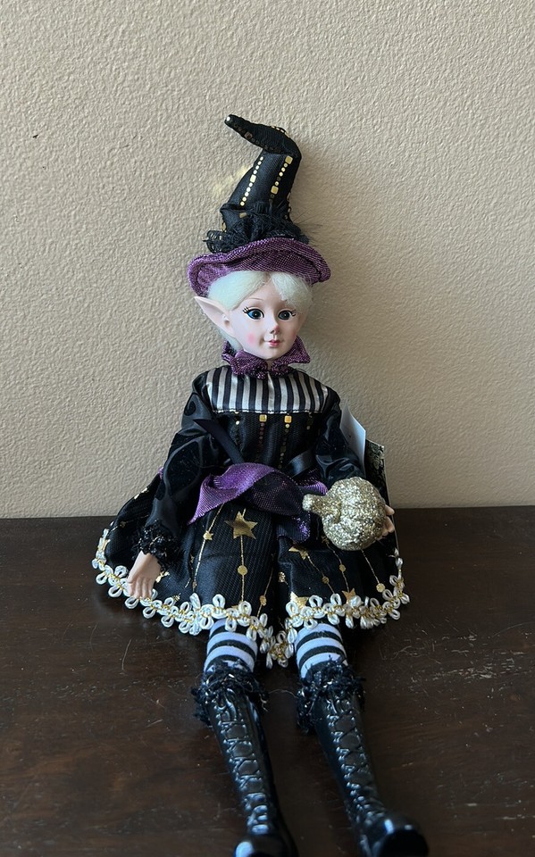 Christian Siriano Halloween Elf Shelf Sitter Posable Doll Mantel 18 ...