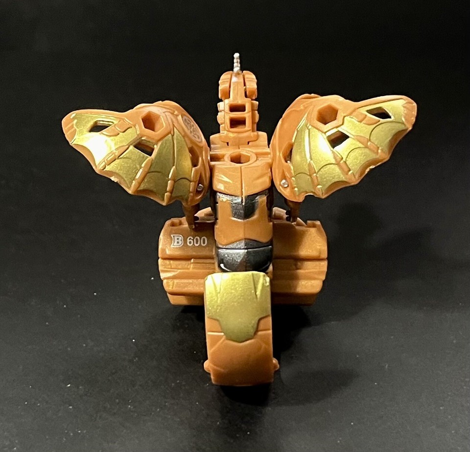 Large BAKUGAN Geogan Rising Gold AURELUS "DRAGONOID" B600 Figure No ...