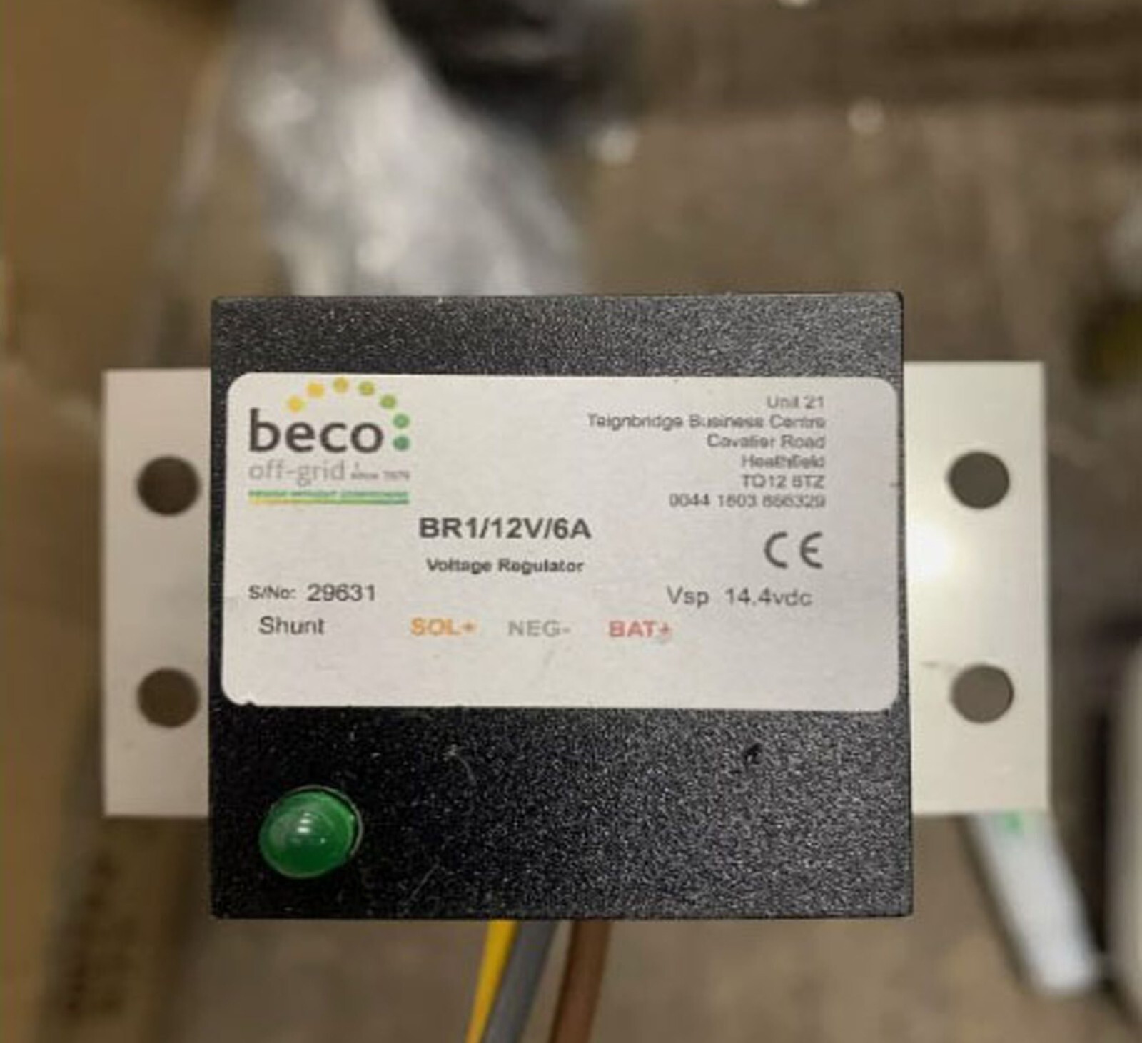 Beco Br1/12v/6a Voltage Regulator (M15) New | eBay