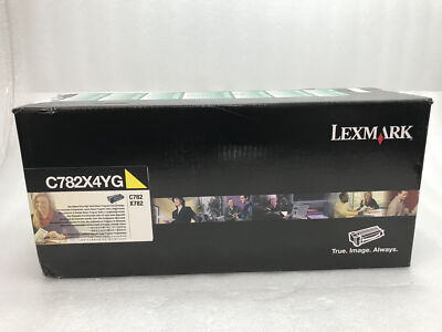 New Genuine Lexmark C782X4YG Yellow Extra High Yield Print Cartridge ...