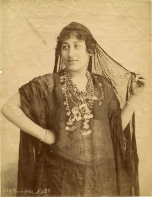 Portrait of Egyptian Fellah Woman "Femme Fellah" - Original 1880's ...