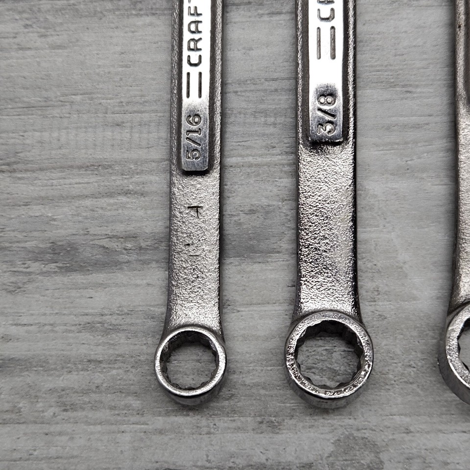 Craftsman USA 6pc SAE 12pt Combination Speed Wrench Set VA Series | eBay