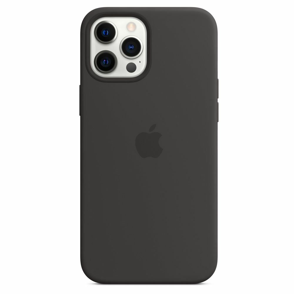 Apple iPhone 12 Pro Max Silicone Case with MagSafe - Black Apple iPhone 12 Pro Max Silicone Case with MagSafe - Black