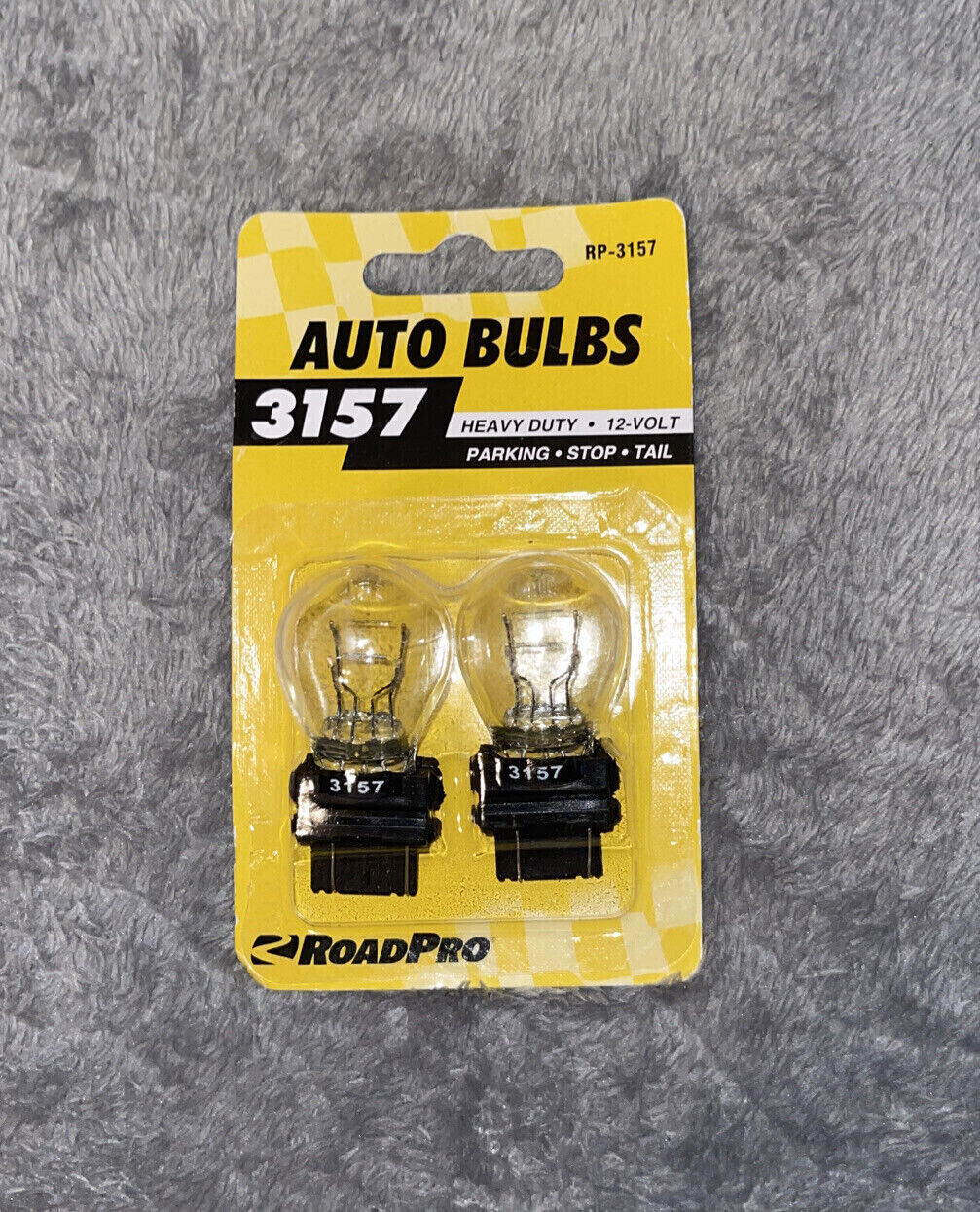 ROADPRO RP-3157 3157 HEAVY-DUTY AUTOMOTIVE REPLACEMENT BULBS CLEAR 2 ...
