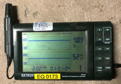 (1) Used Extech Model RH520 Humidity and Temperature Recorder | eBay