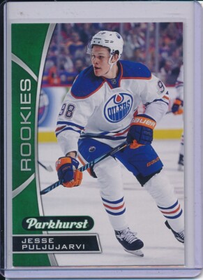 Jesse Puljujarvi 2016-17 Upper Deck Parkhurst Green Rookie Card RC #PR ...