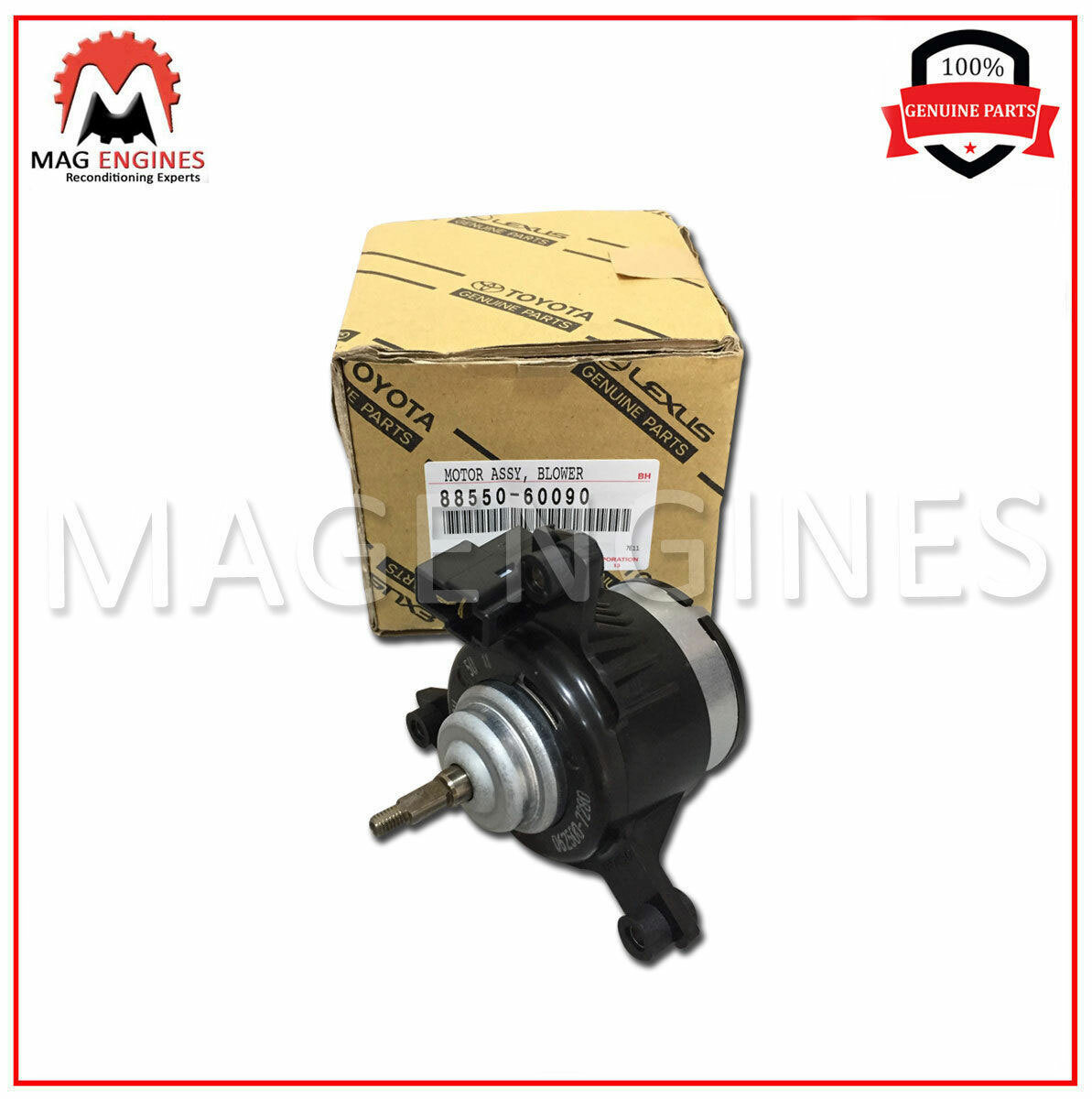 88550-60090 GENUINE OEM MOTOR SUB-ASSY, COOLER BLOWER, NO.1 8855060090 ...