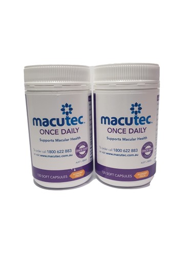 Macutec Once Daily 120 Capsules Protection for your eye Health Bulk ...