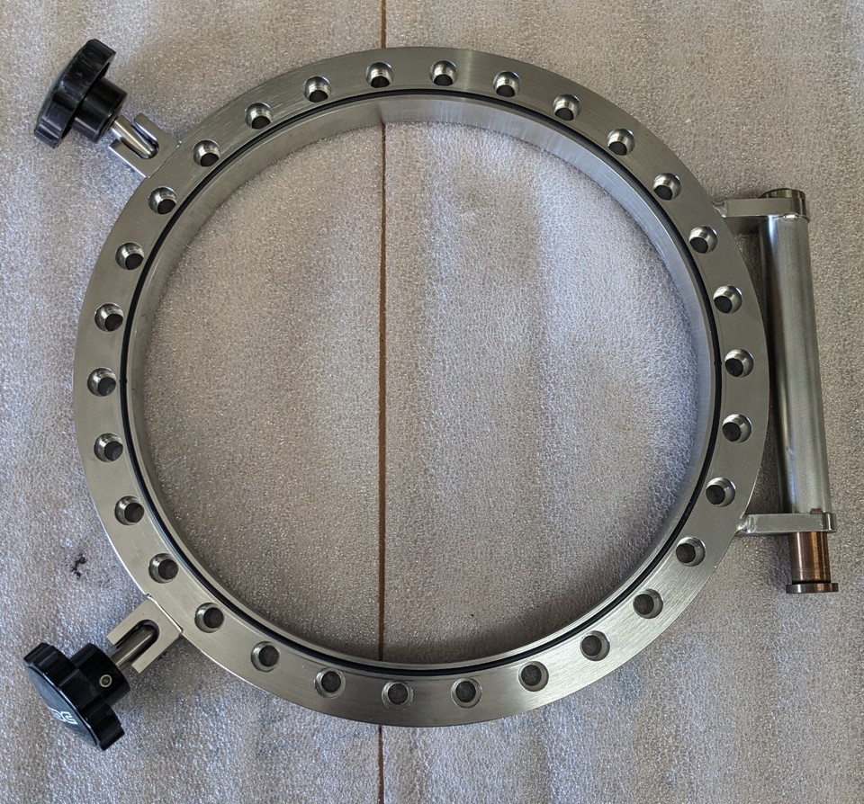 MDC vacuum 14" conflat quick access door half. New - not complete door ...