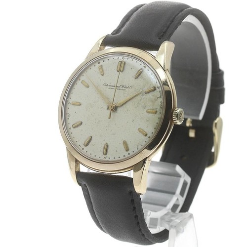 IWC Schaffhausen K18YG Vintage Cal.89 Hand-Wind Men #C734 | eBay