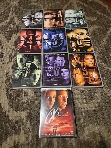 The X-Files Complete Series Season 1-9 DVD Set Lot & Fight The Future ...