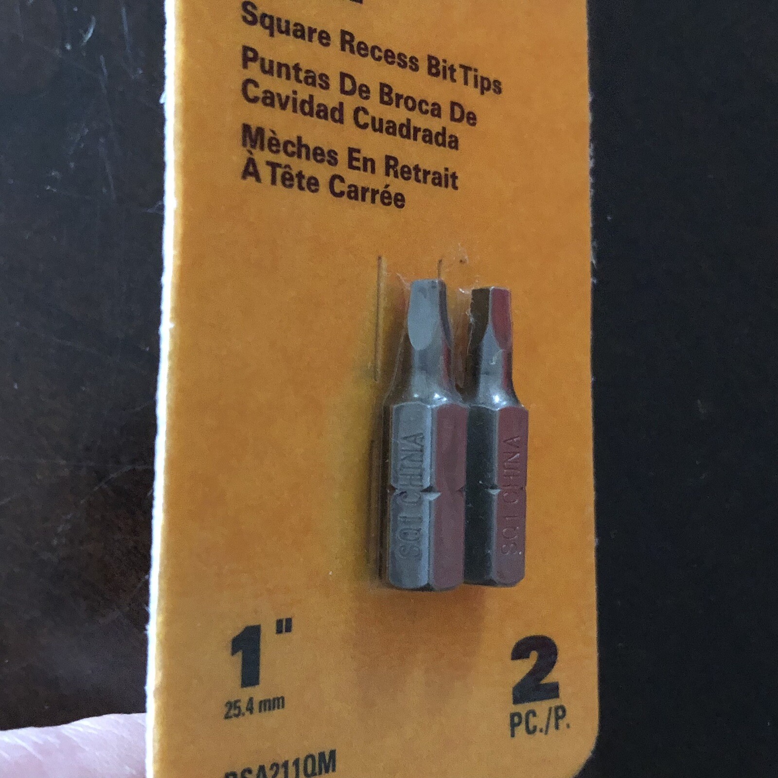 BOSTICH NO. 1 Square Recess Bit Tips 1” Two Pieces BSA211QM New Old ...