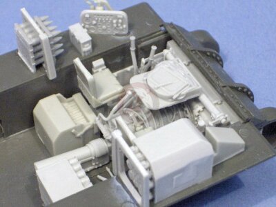 Resicast 1/35 M4 Sherman Tank Interior Basic Driver's Position ...