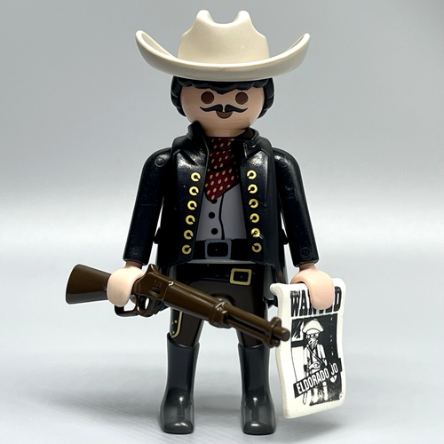 Playmobil Jesse James Outlaw Cowboy Train Bank Robber Western Male ...