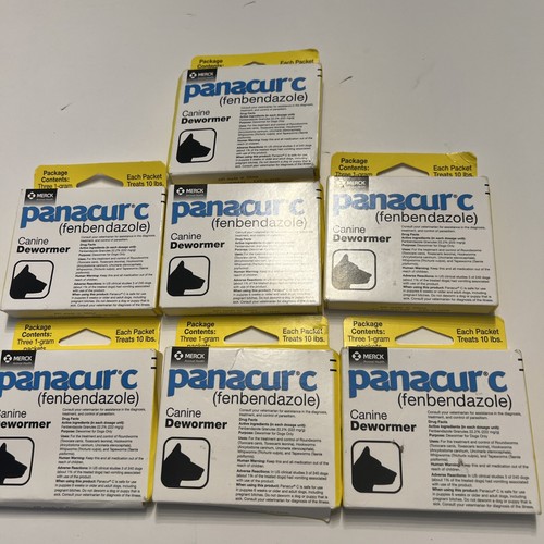 7 Pack Panacur C Canine Dewormer Fenbenazole 1/26 | eBay