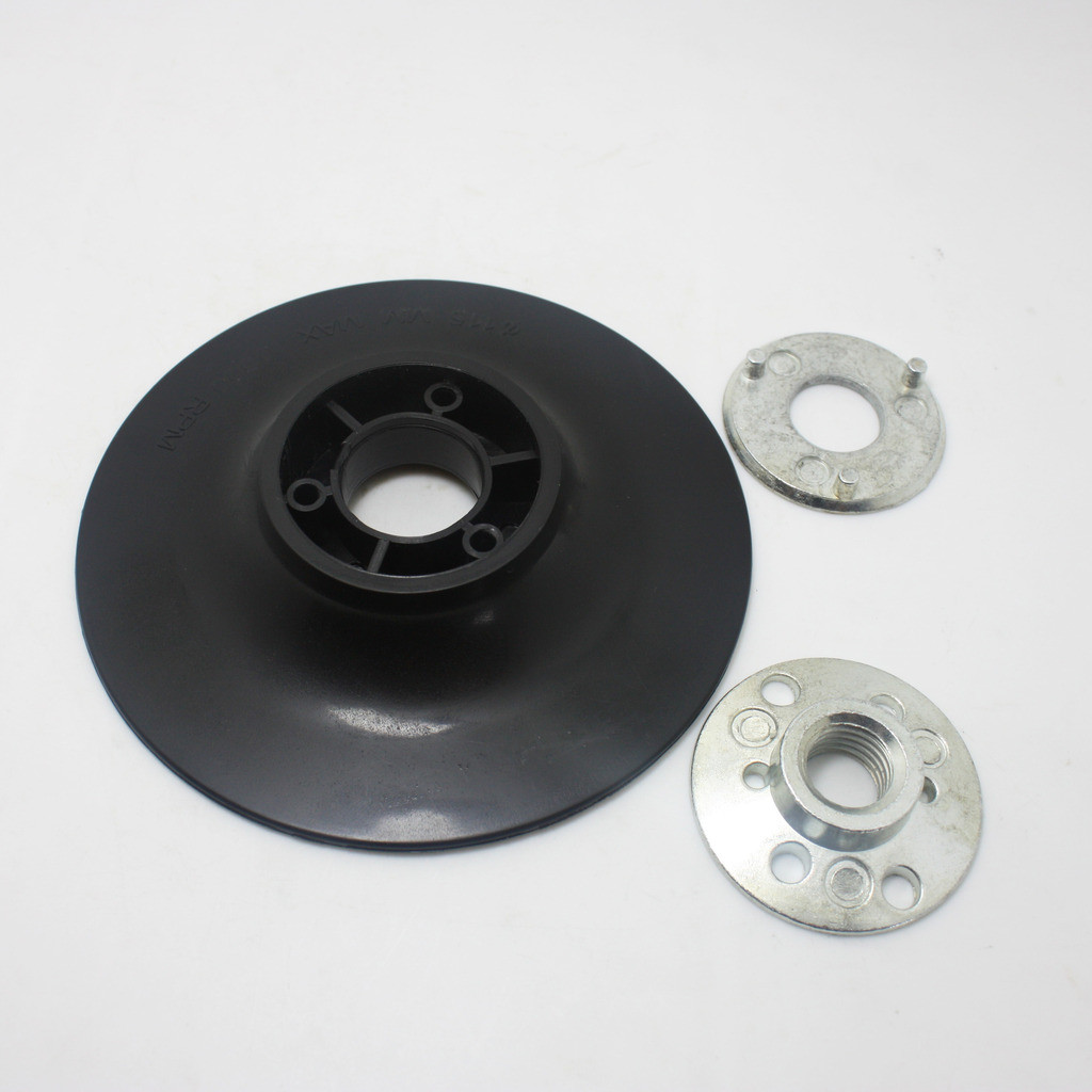 M14 Thread 115mm Plastic Backing Disc Pad, For 4 1/2" Angle Grinder ...