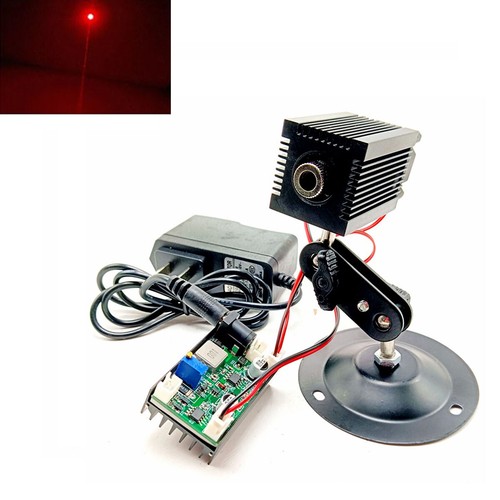 TTL 650nm 200mW Red Focusable Dot Laser Diode Module 12V Driver Fan ...