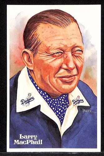 1980-01 Perez-Steele HOF Postcard #165 Larry MacPhail HOF NM D77258 | eBay
