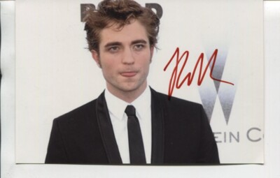 BATMAN twilight ROBERT PATTINSON signed AUTOGRAPH 7929 | eBay