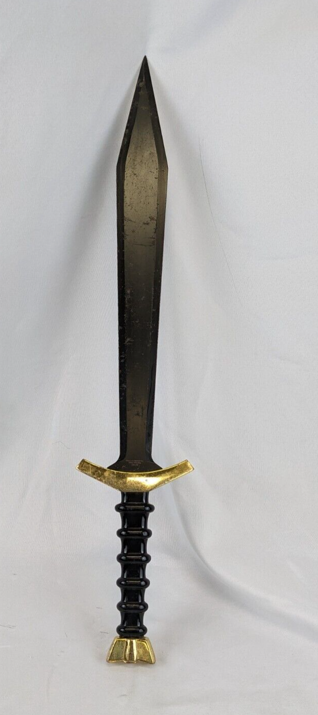 Bud K Stainless Steel Handmade Black Short Sword Fantasy Display 26" | eBay