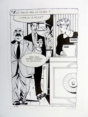 JANNI (Elvifrance) planche originale 15-37 (E080 ...