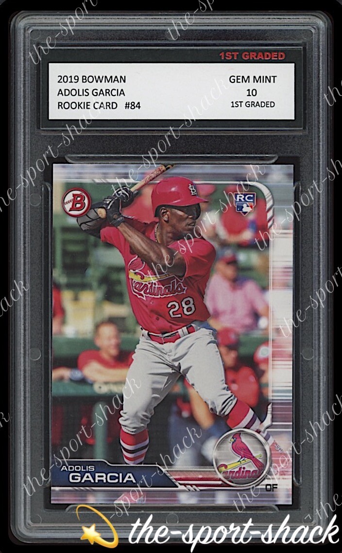 2019 Adolis Garcia Bowman Rookie 1st Graded 10 Texas Rangers MLB Card ...