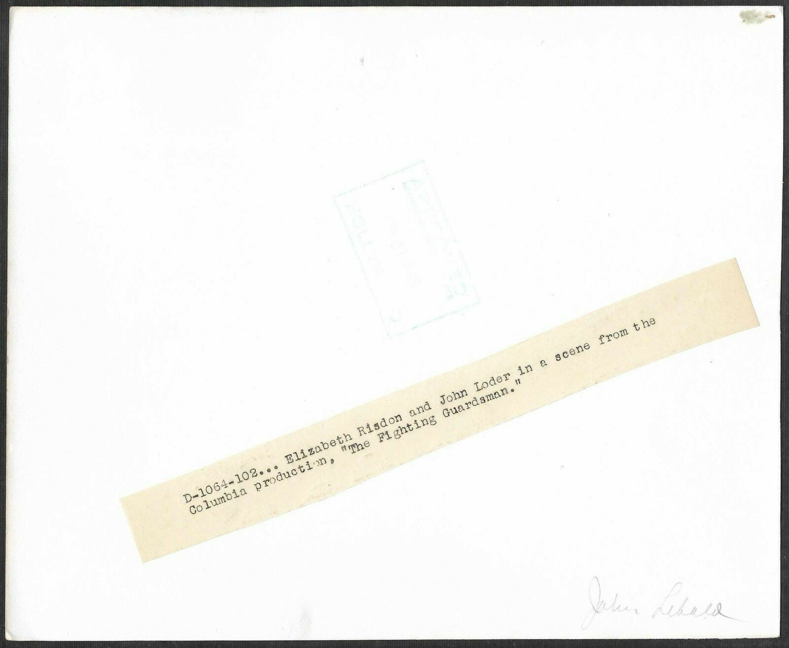 Elizabeth Risden John Loder Original Doubleweight 1940s Photo Fighting ...