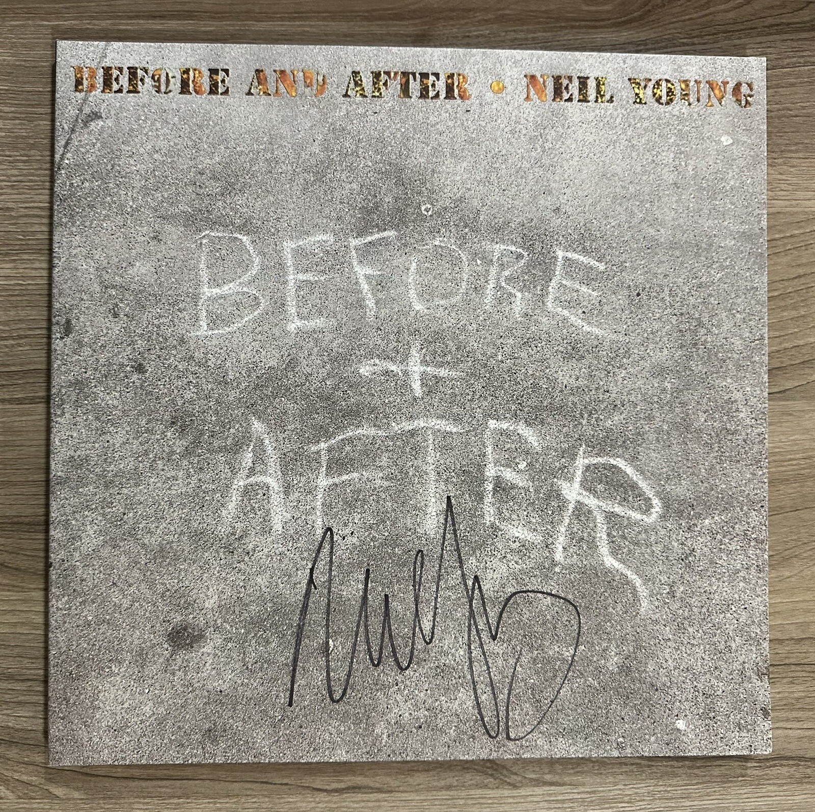 Neil Young Signed Autographed JSA COA Before And After Vinyl Record ...