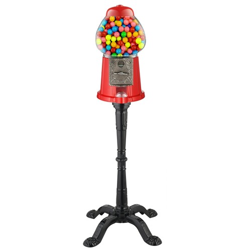 15” Gumball Machine with Stand and Coin Bank - Bubble Gum Machine Candy ...