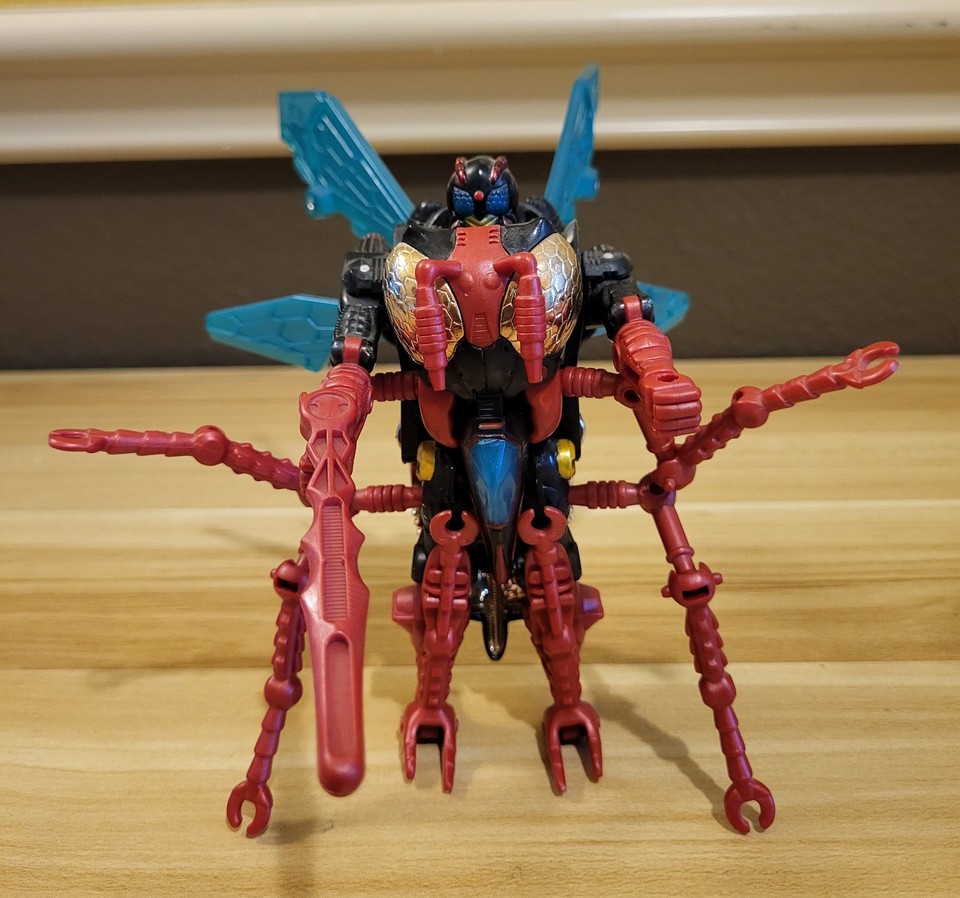 1998 Vintage Hasbro Transformers Beast Wars Waspinator Transmetal ...