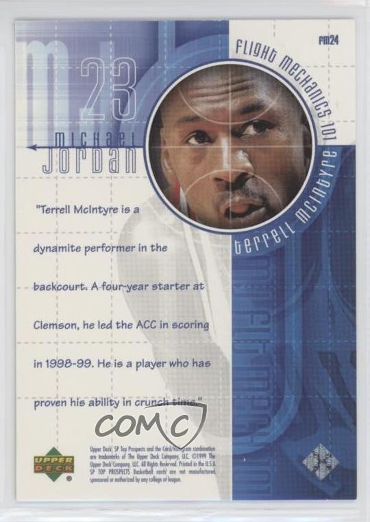 1999 SP Top Prospects MJ Flight Mechanics 101 Terrell McIntyre Michael ...