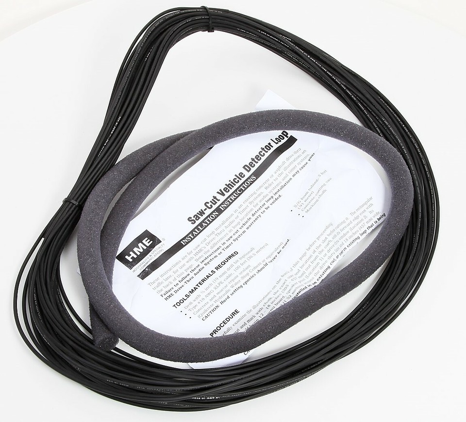HME Saw-Cut Drive Thru Vehicle Detector Loop Wire 18 AWG 100 FT ...