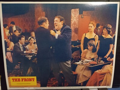 Lobby Card 1976 THE FRONT Zero Mostel restaurant fight McCarthyism Red ...