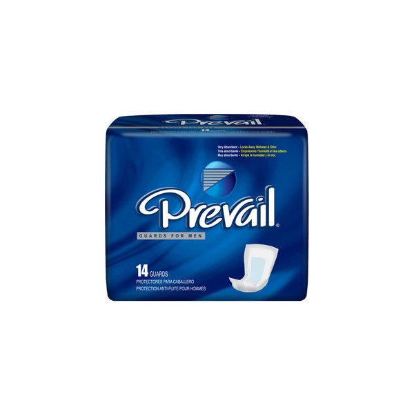 Prevail Daily Male Guards Incontinence Pads, 14 Count - 1 Pack (PV811 ...