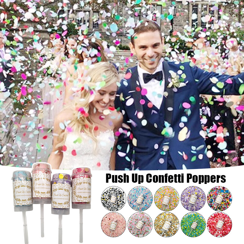 Confetti Poppers For Wedding Confetti Poppers Set Champagne Bottle